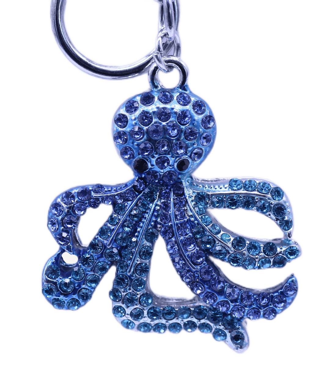 Octopus - Blue Keyring