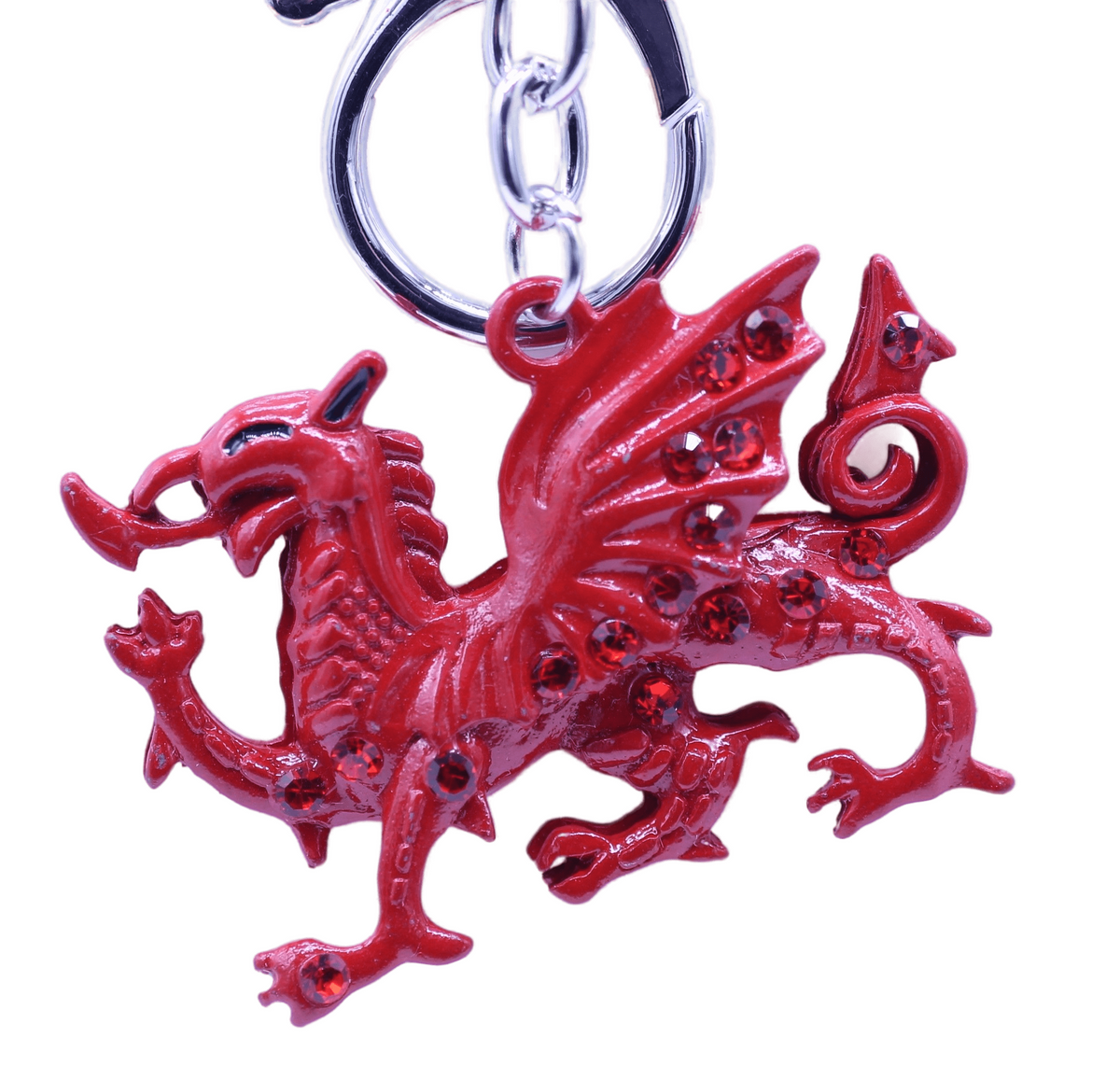 Red Dragon Keyring