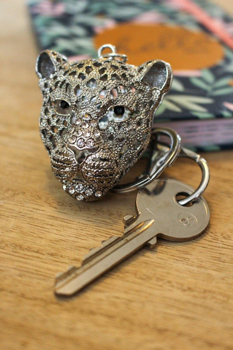 Snow Leopard Keyring