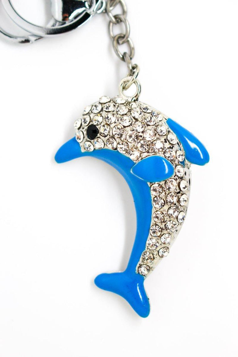 Dolphin Keyring Enamel