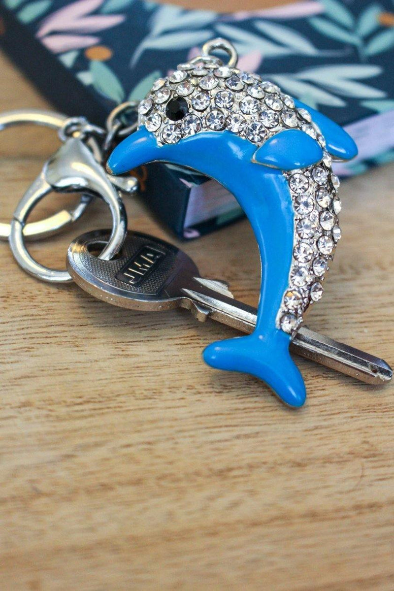 Dolphin Keyring Enamel